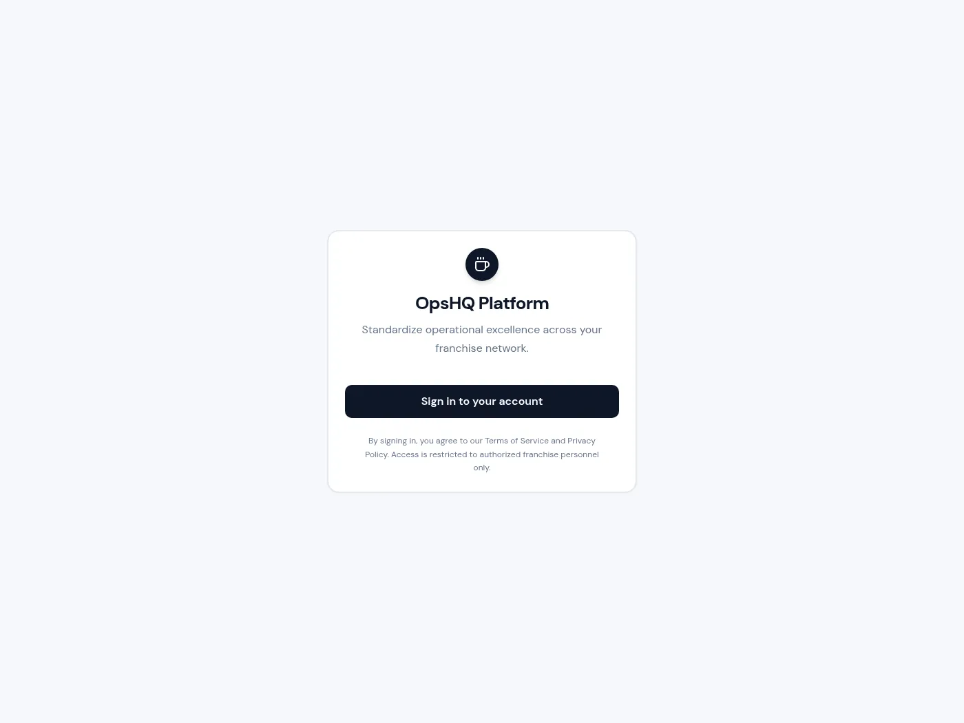 OpsHQ Multi-Unit Platform