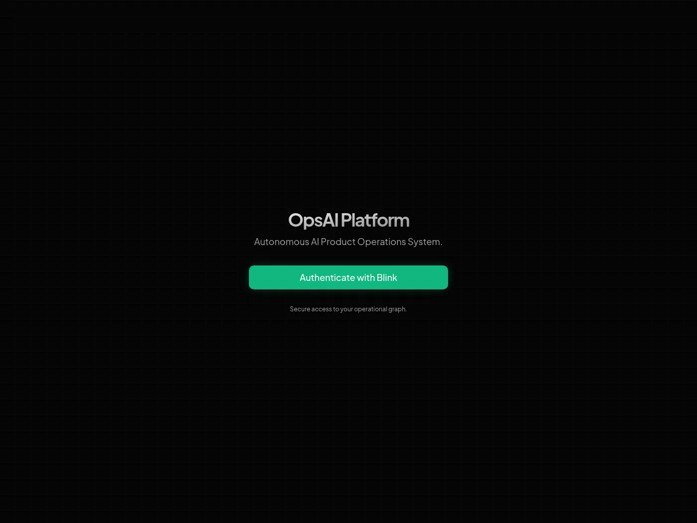 OpsAI Autonomous Platform