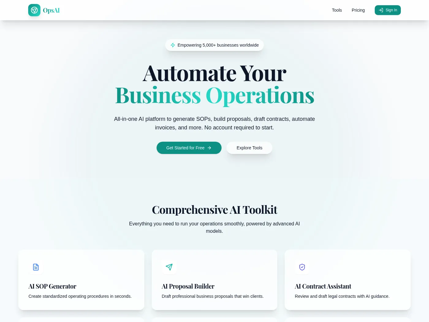 OpsAI Toolkit