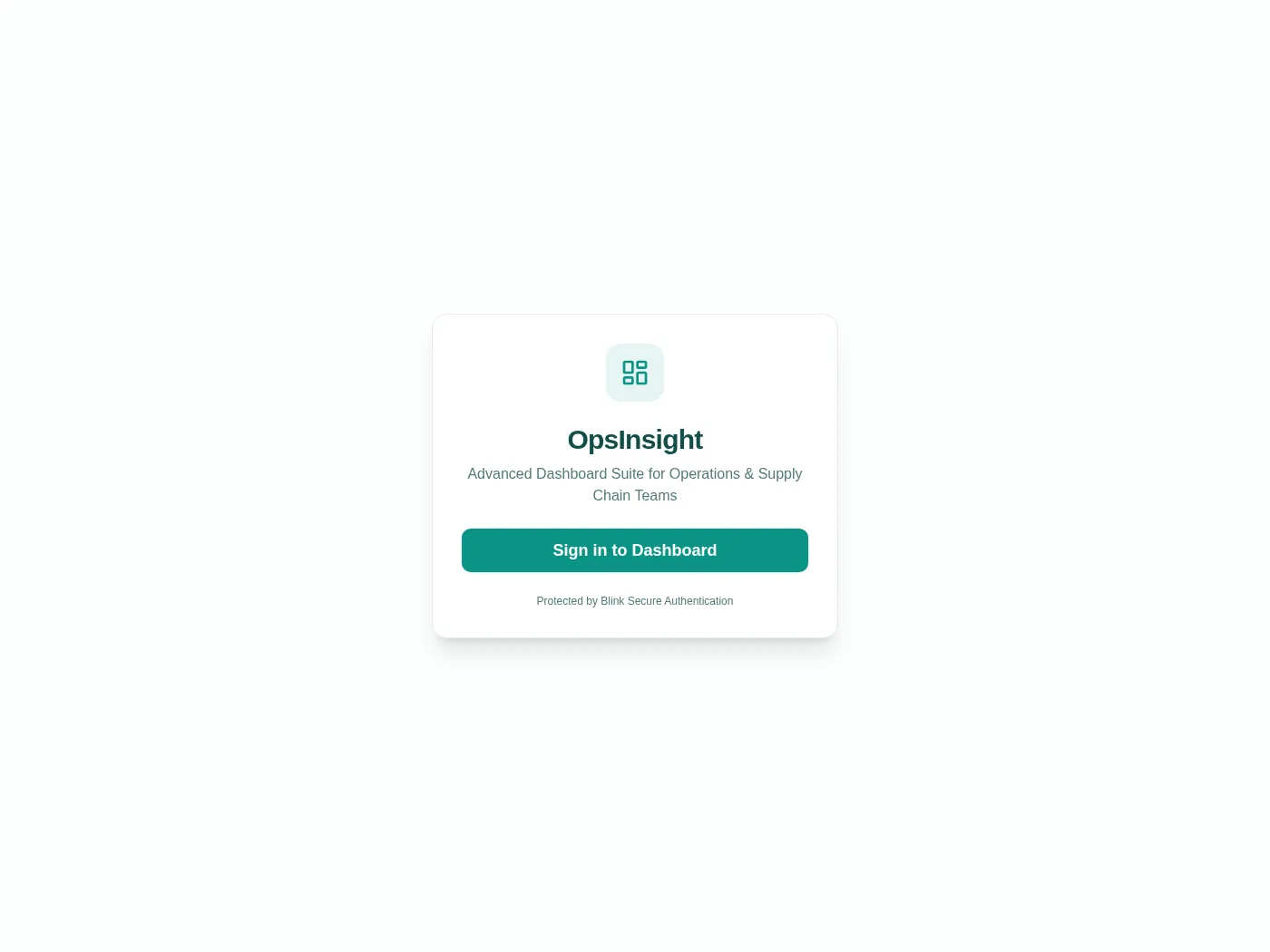 OpsInsight Dashboard Suite