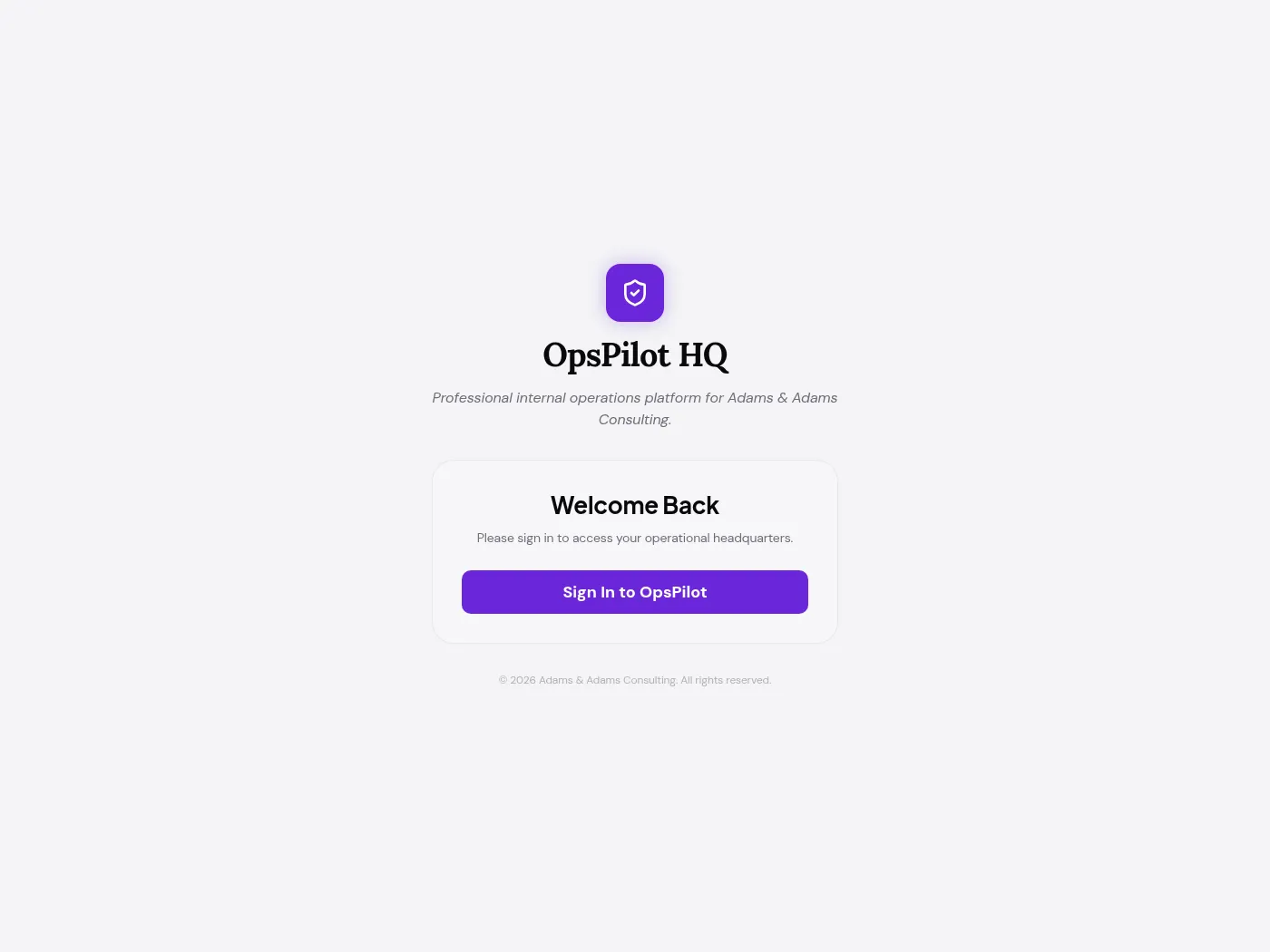 OpsPilot HQ