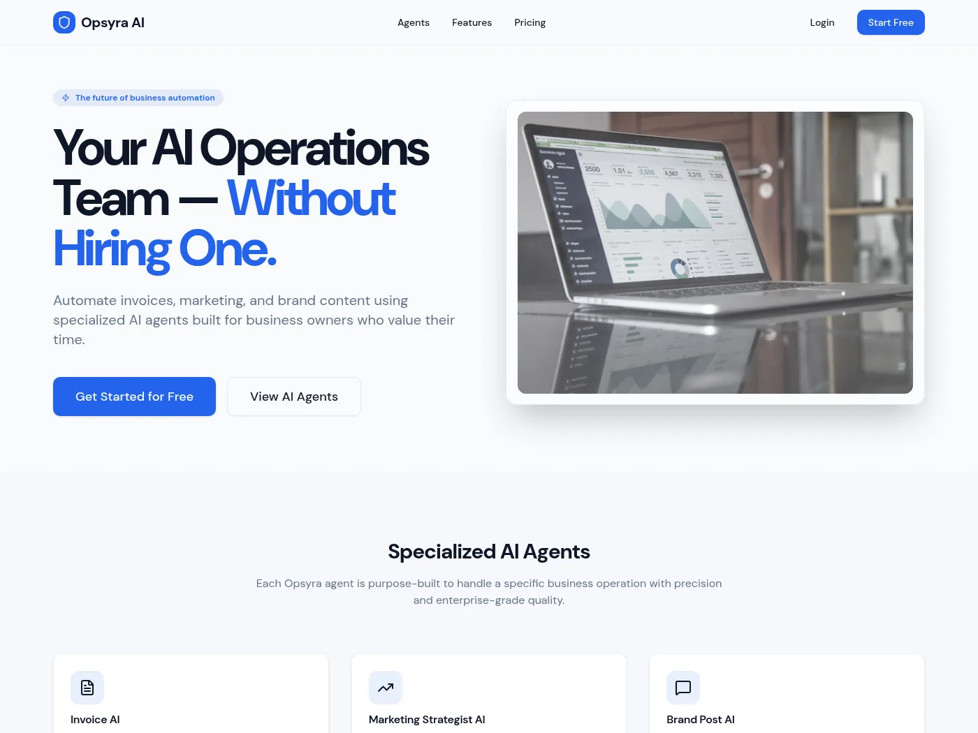 Opsyra AI Platform