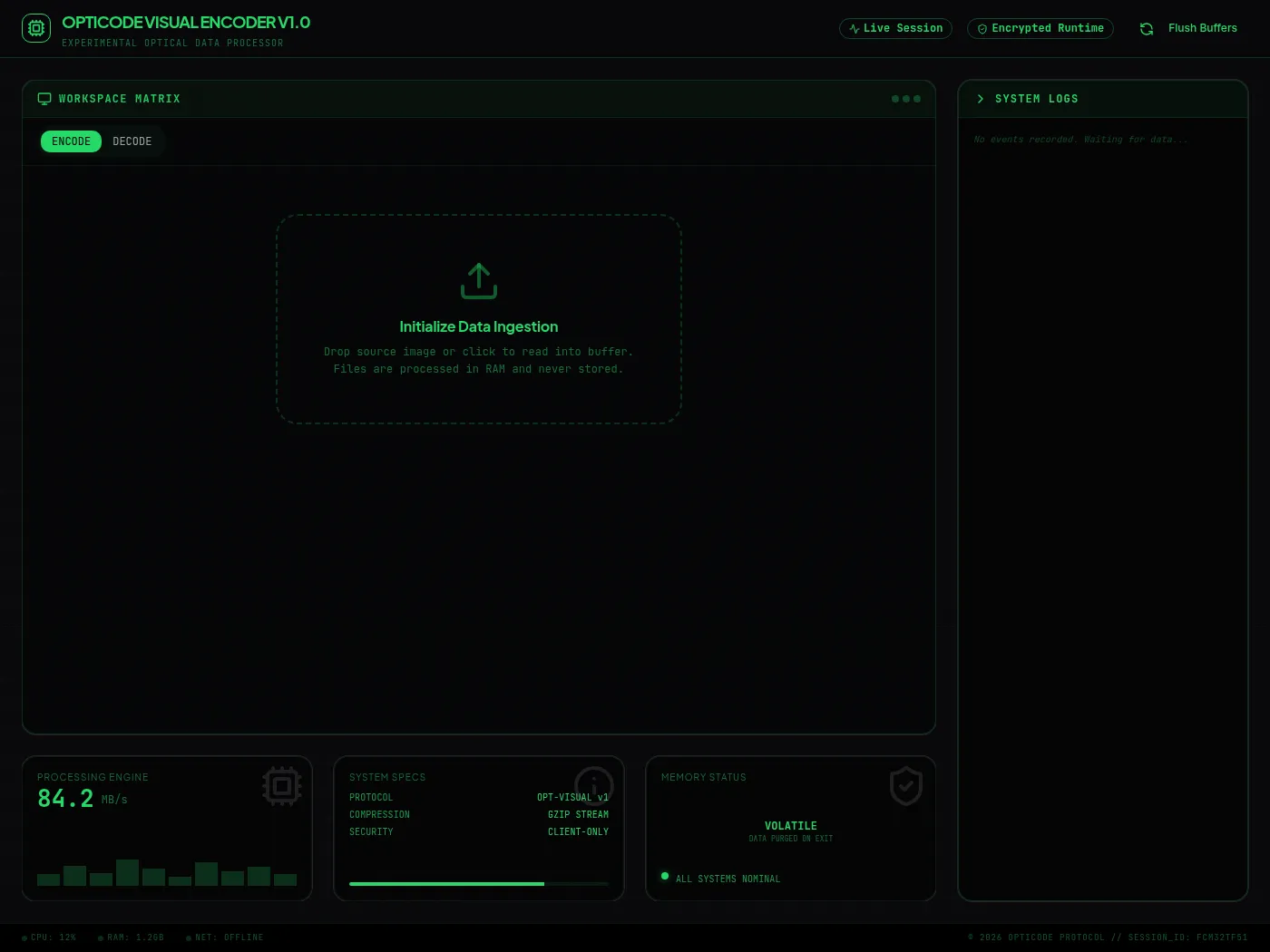 OptiCode Visual Encoder