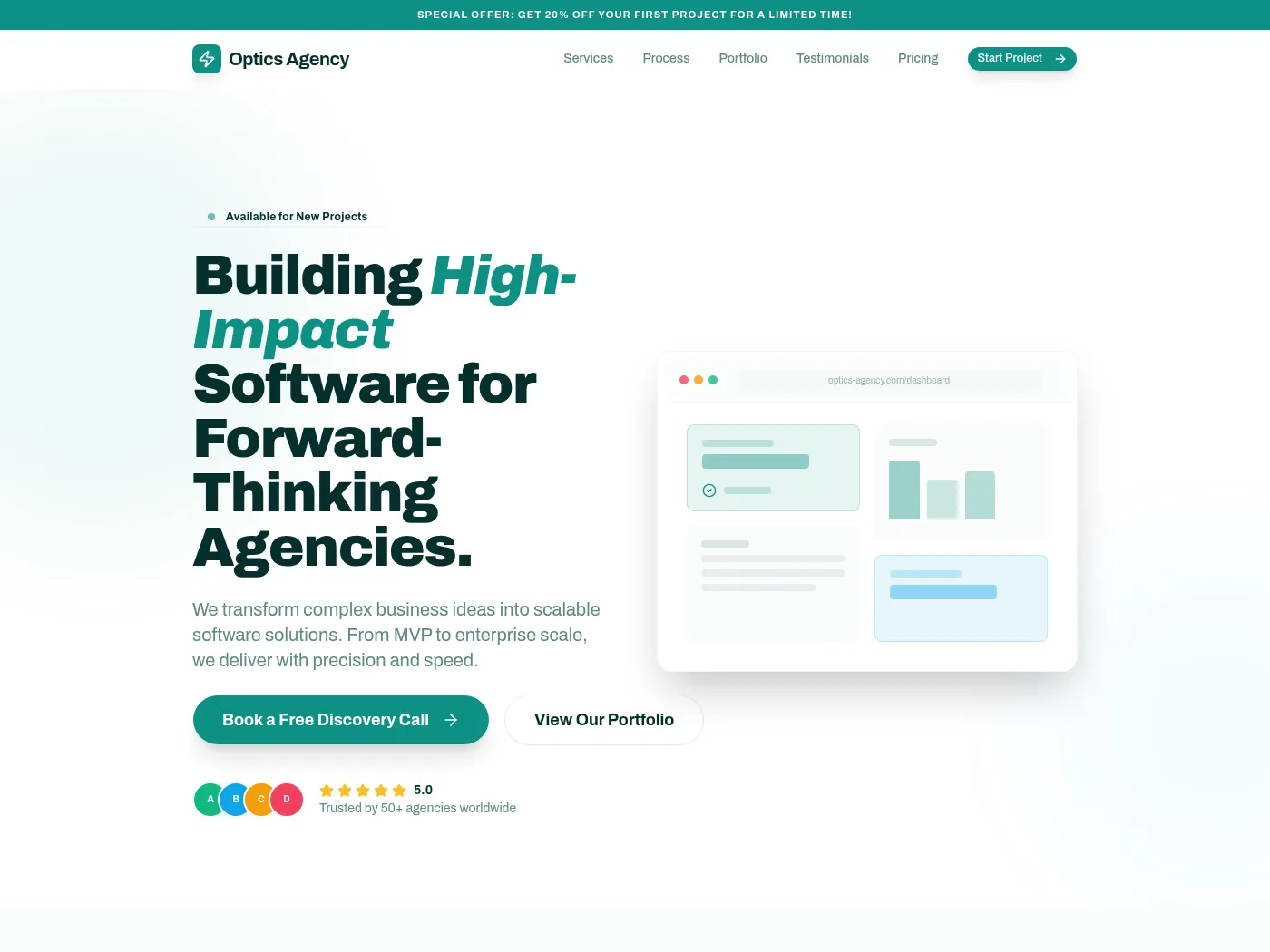 Optics Agency Website