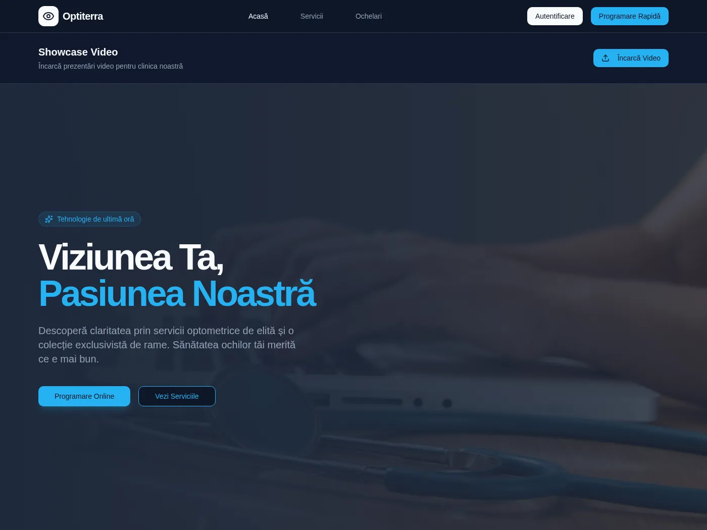 OpticMed Presentation Site