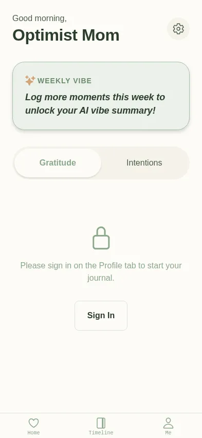 Optimist Mom Journal