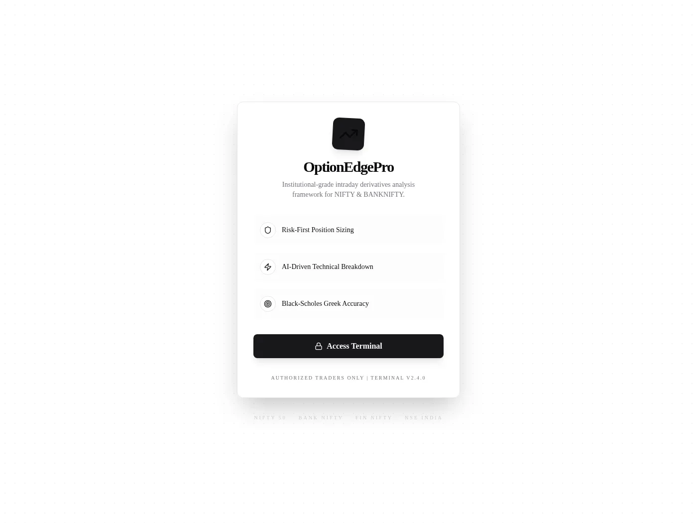 Option Edge Pro
