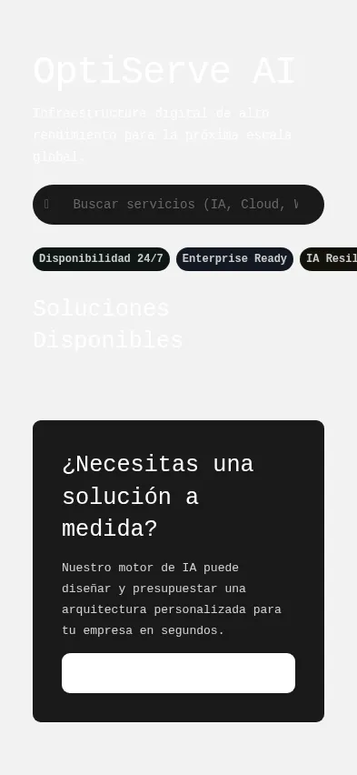 OptiServe AI App