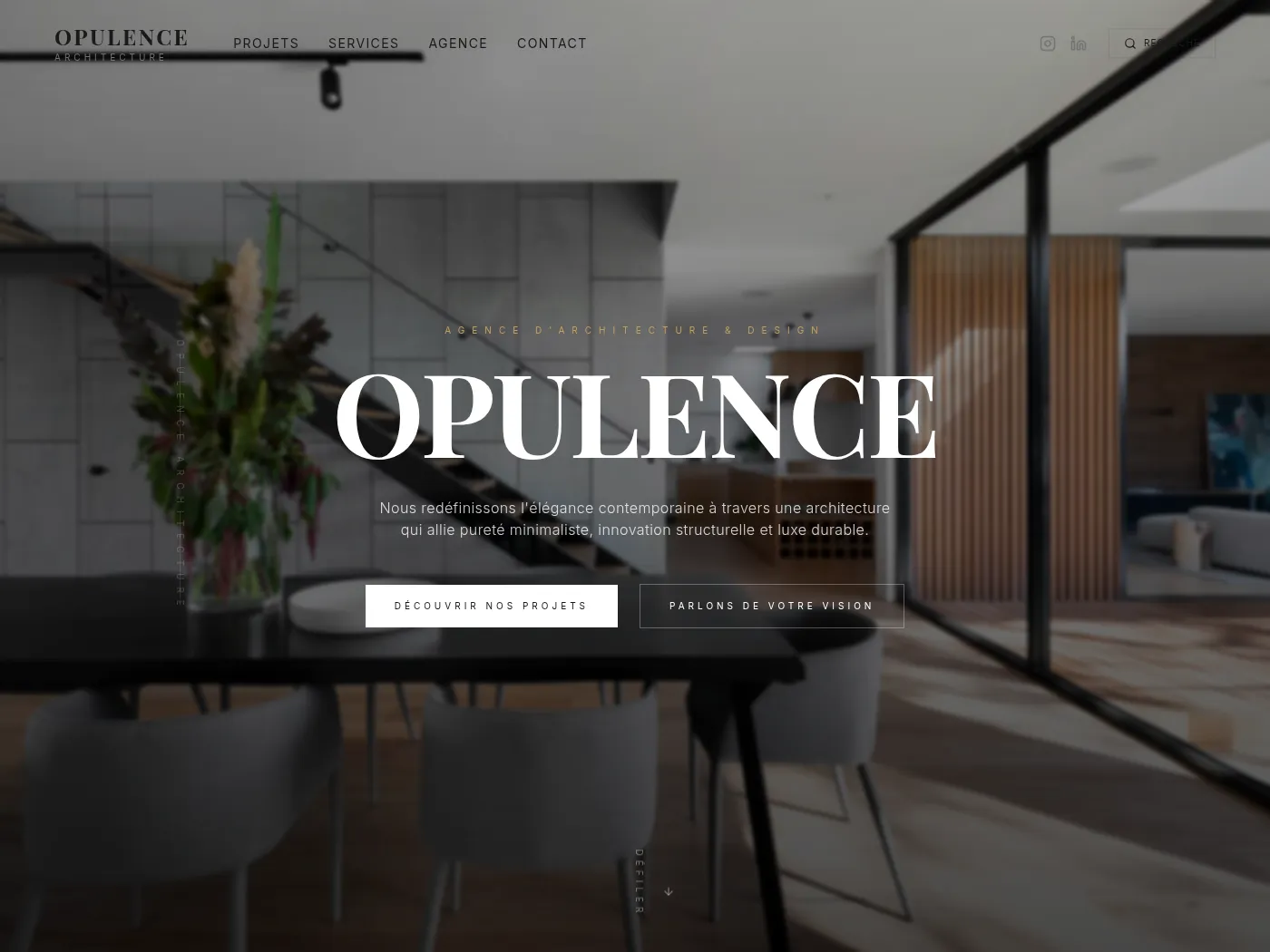 Opulence Architecture Site