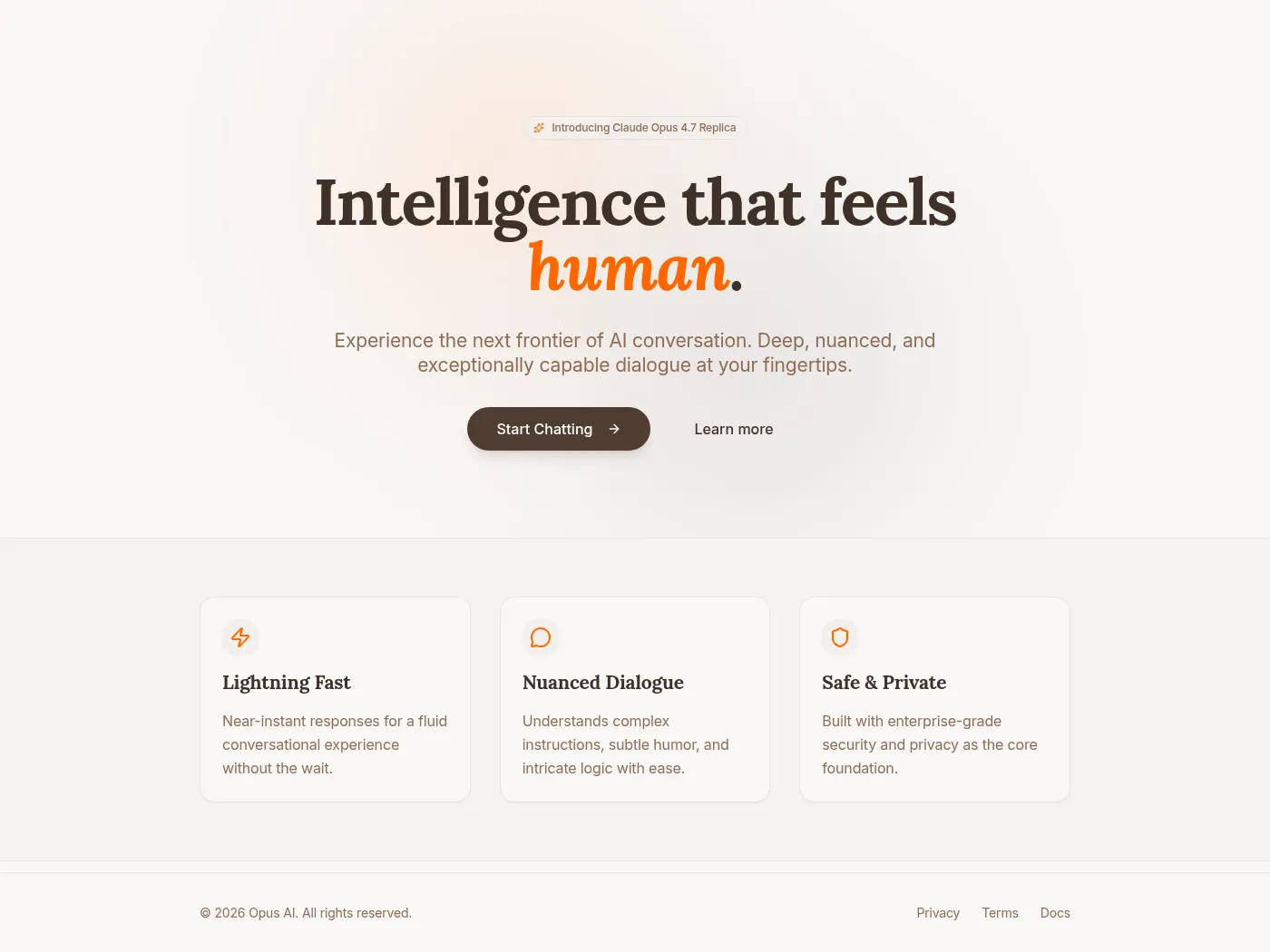 Opus AI Chat Clone