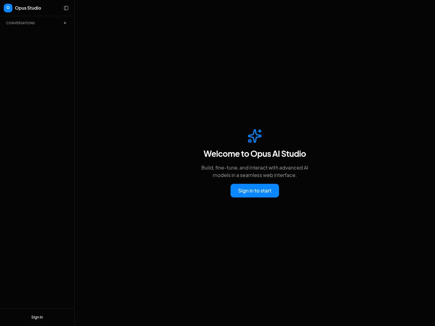 Opus AI Studio