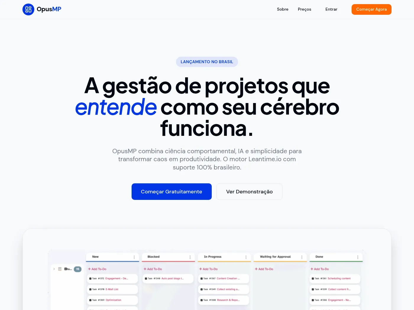 OpusMP Landing Page