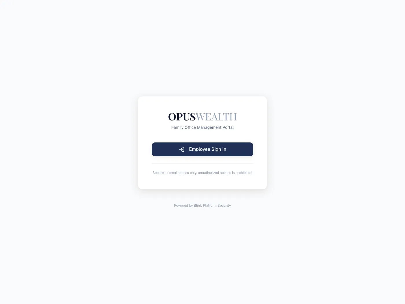 OpusWealth CRM
