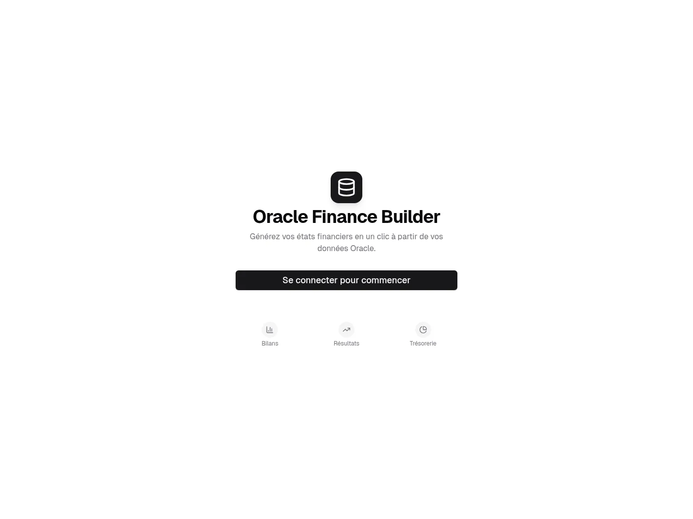 Oracle Finance Builder
