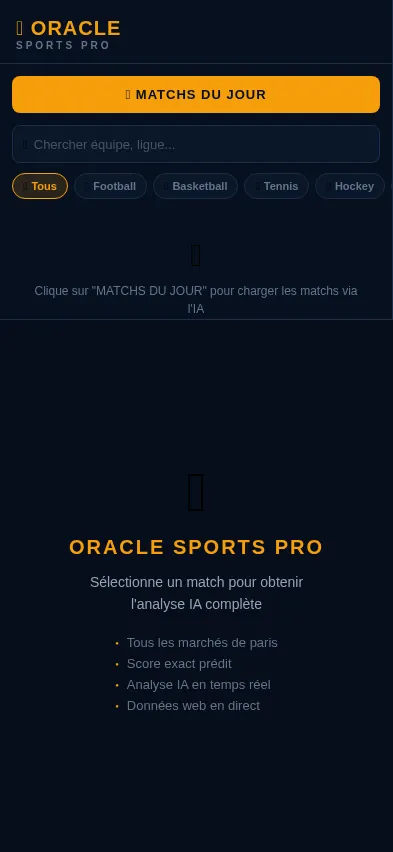 Oracle Sports Pro
