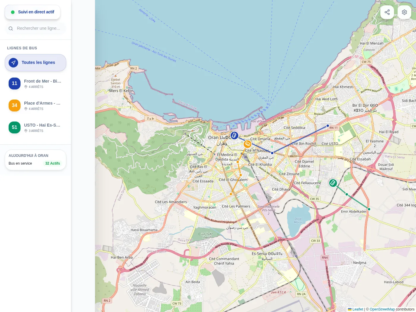 Oran Bus Tracker