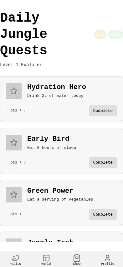 Orangutan Habits Game