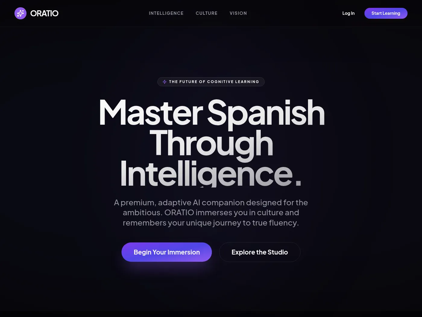 ORATIO AI Spanish Platform