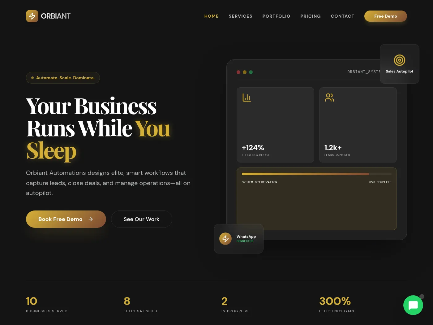 Orbiant Automations Website