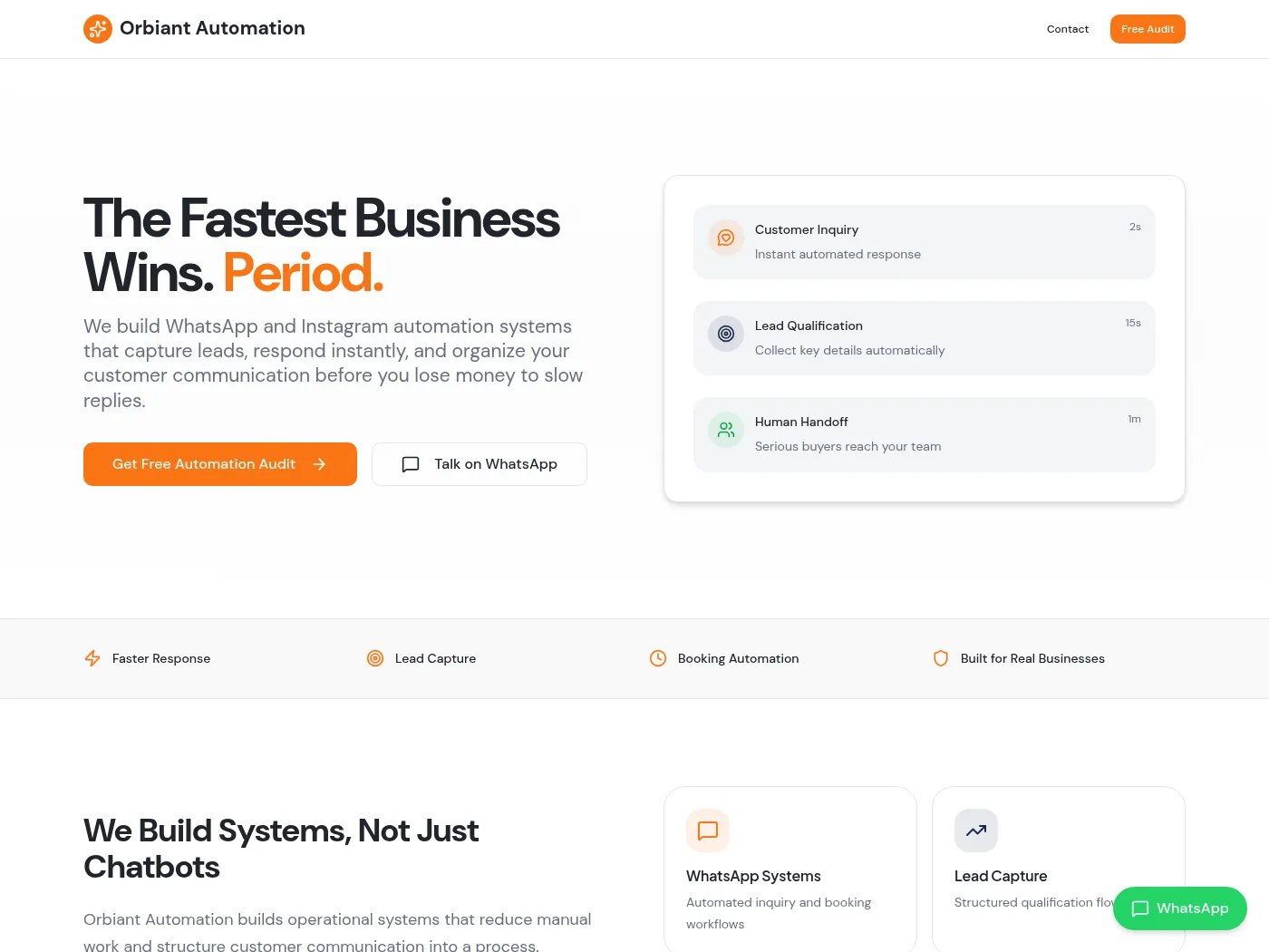 Orbiant Automation Site