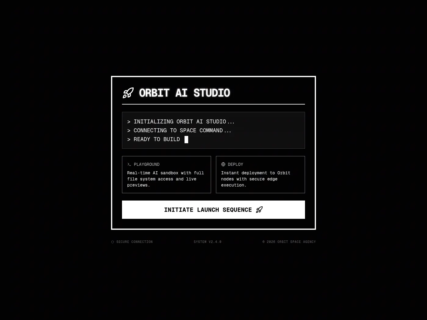 Orbit AI Studio