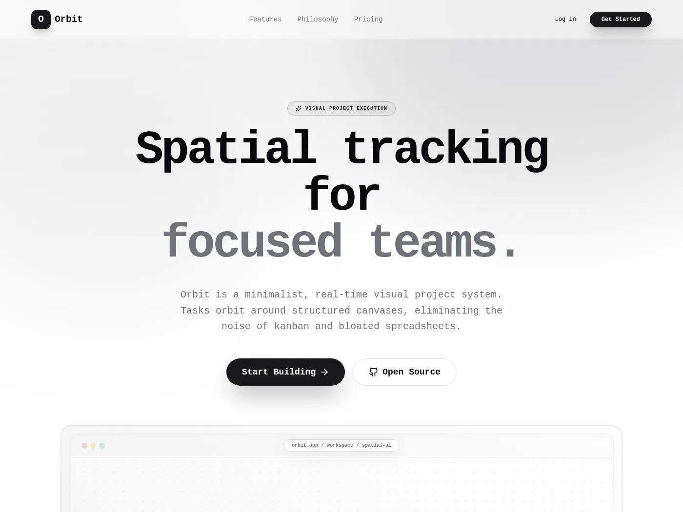 Orbit Project Tracker