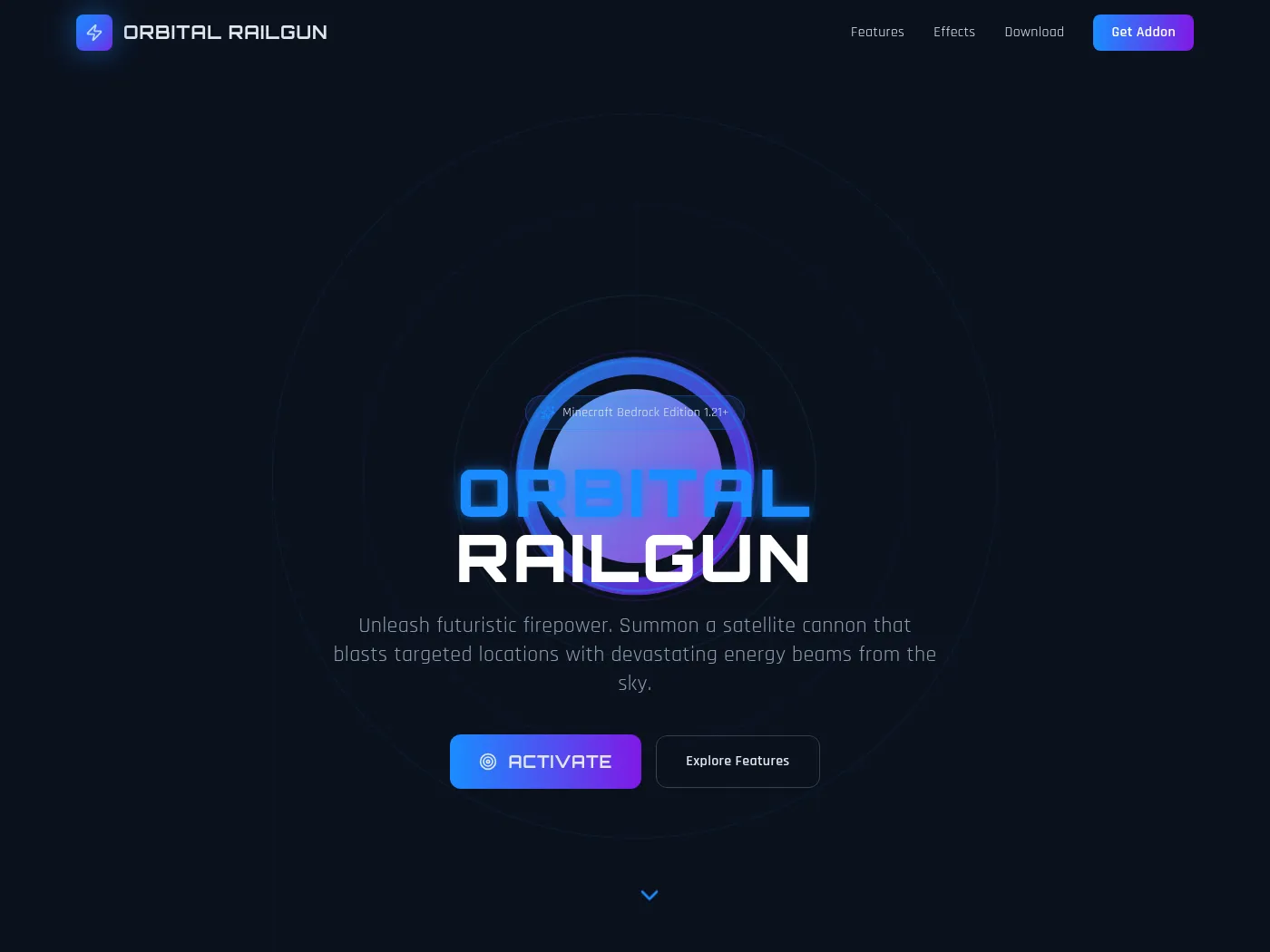 Orbital Railgun Addon