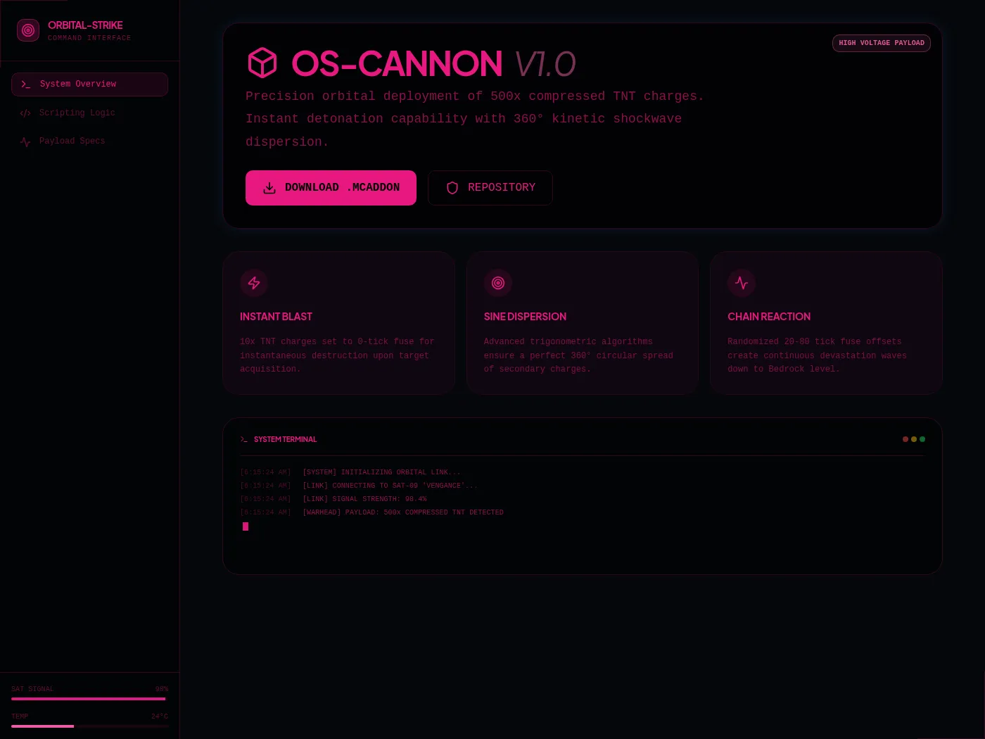 Orbital Strike Cannon