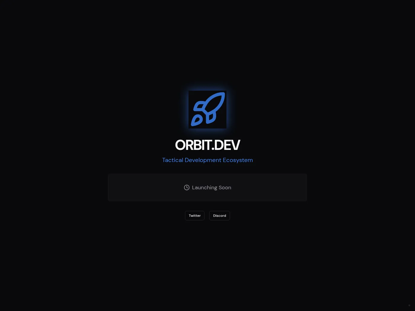 Orbit.Dev Tactical Ecosystem