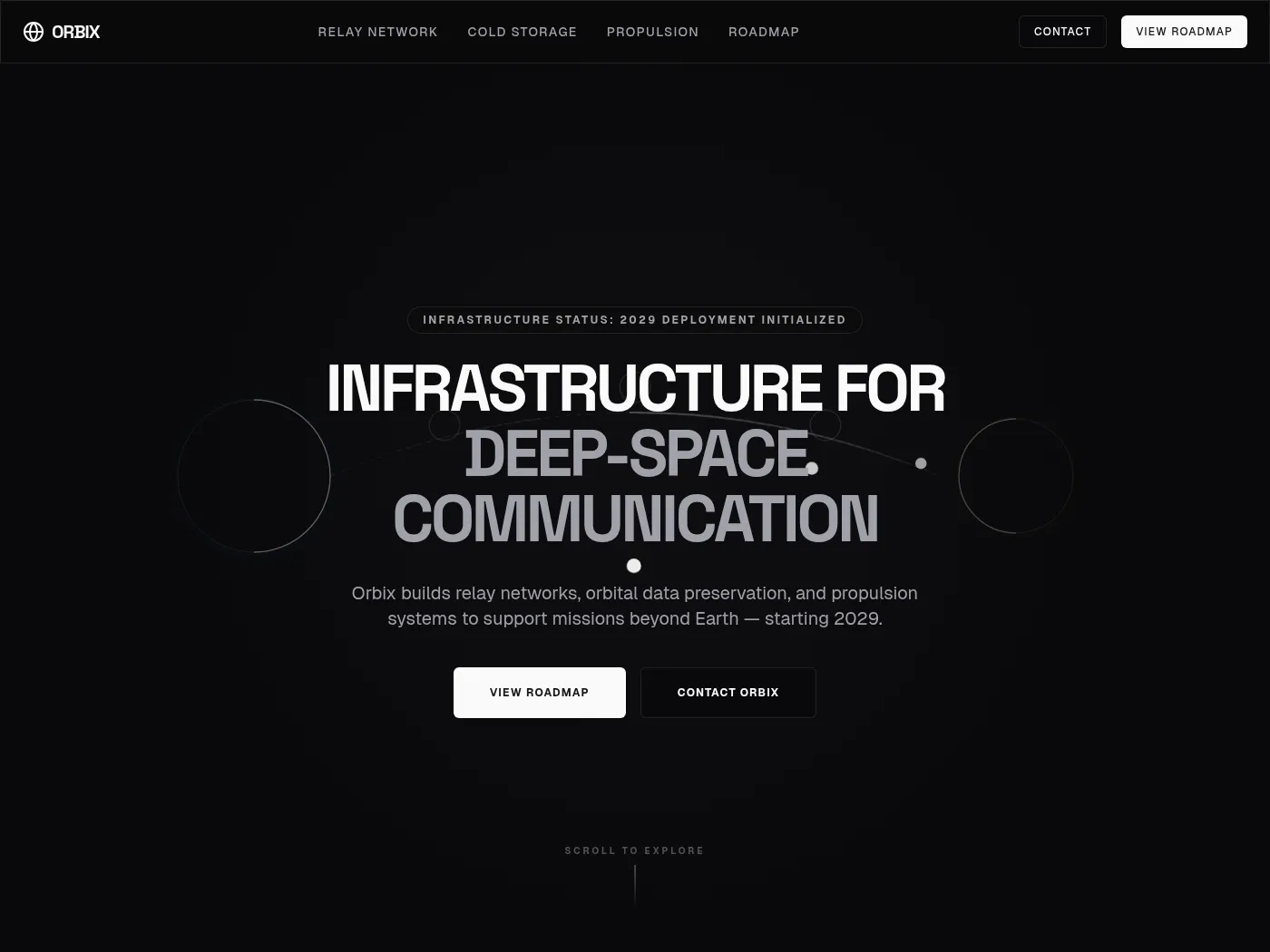 Orbix Space Infrastructure Site