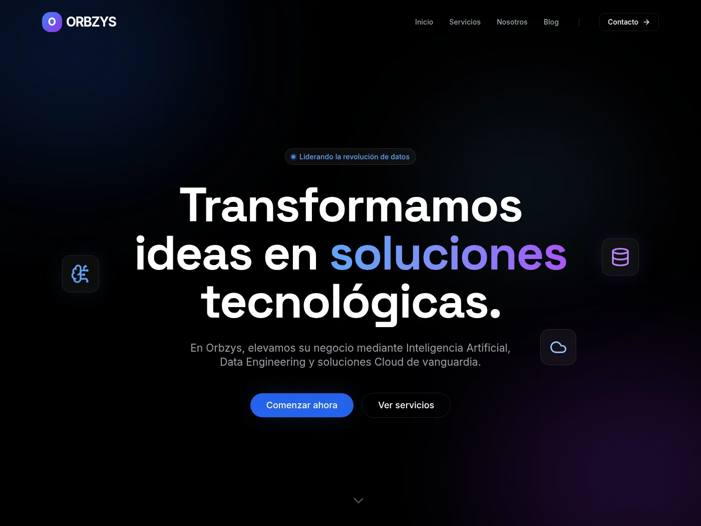 Orbzys Corporate Site