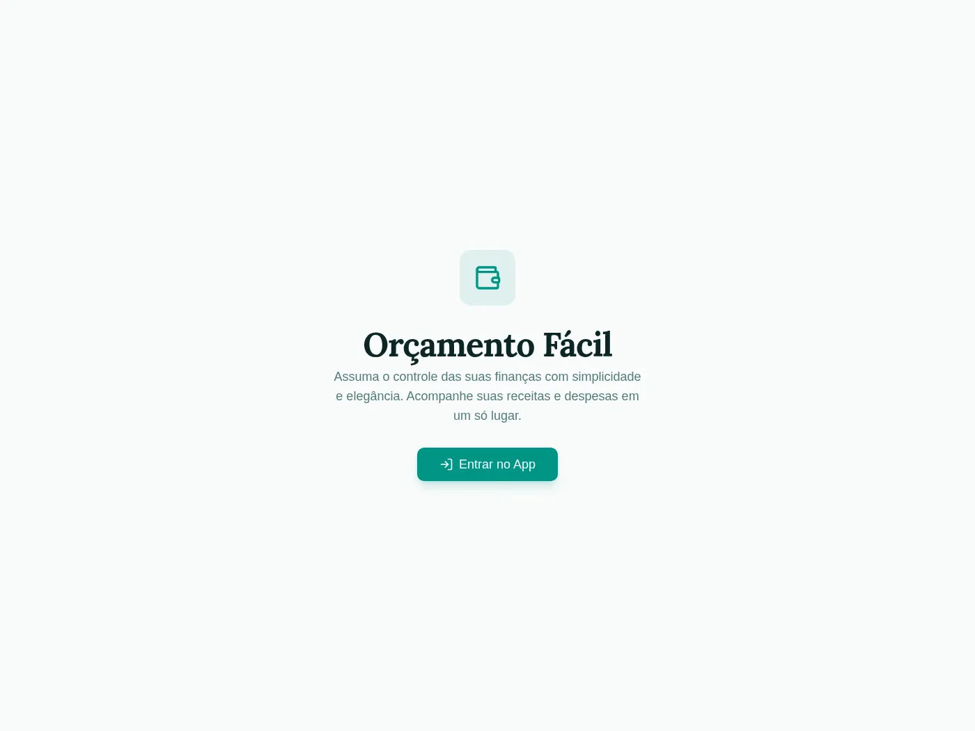 Orçamento Fácil App