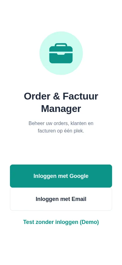 Order & Invoice Manager
