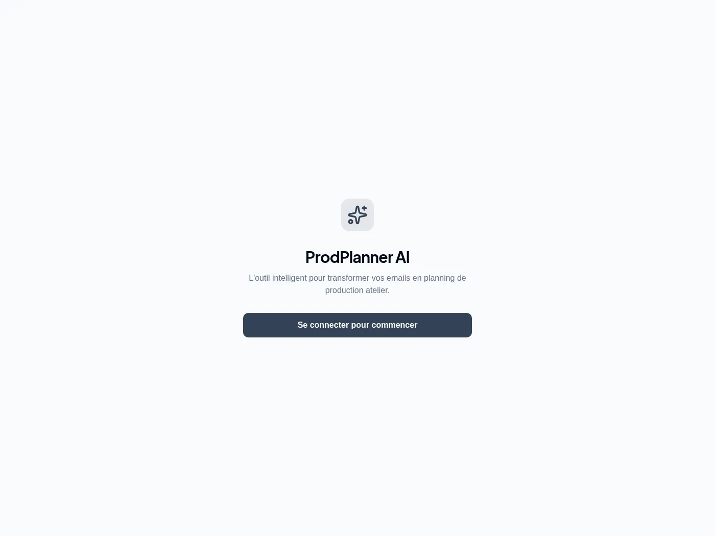 Smart Production Planner