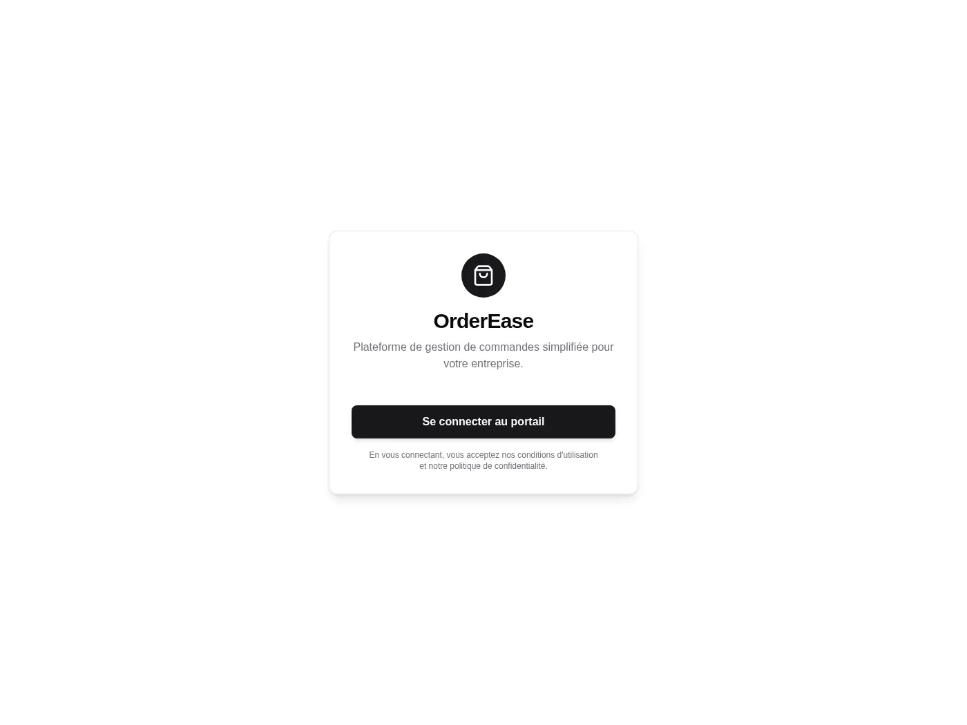OrderEase Platform