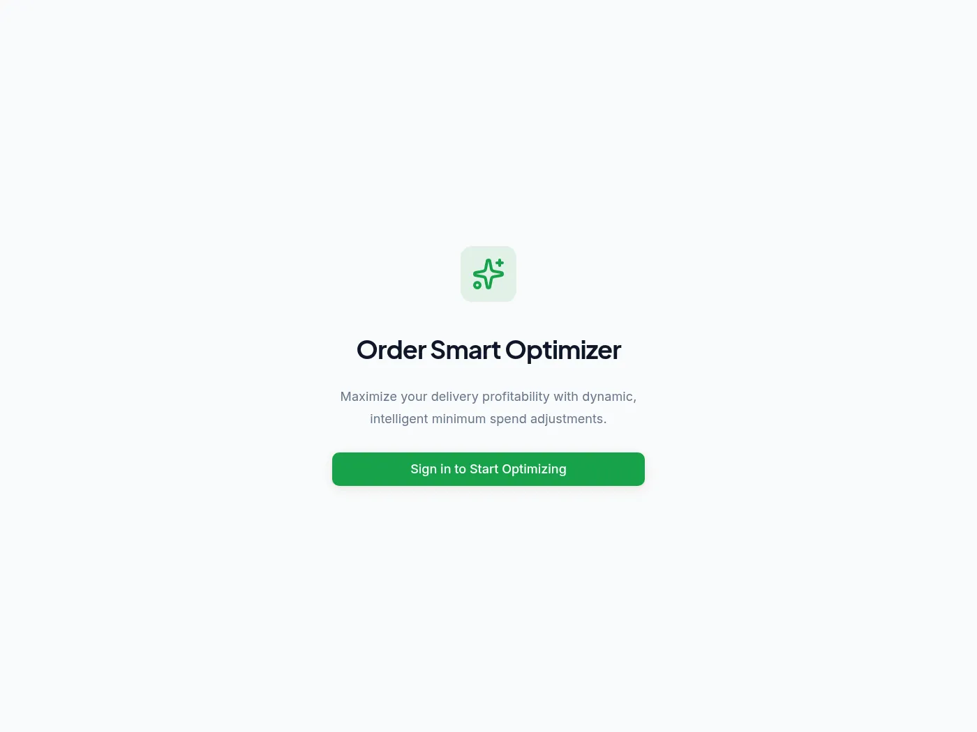 Order Smart Optimizer