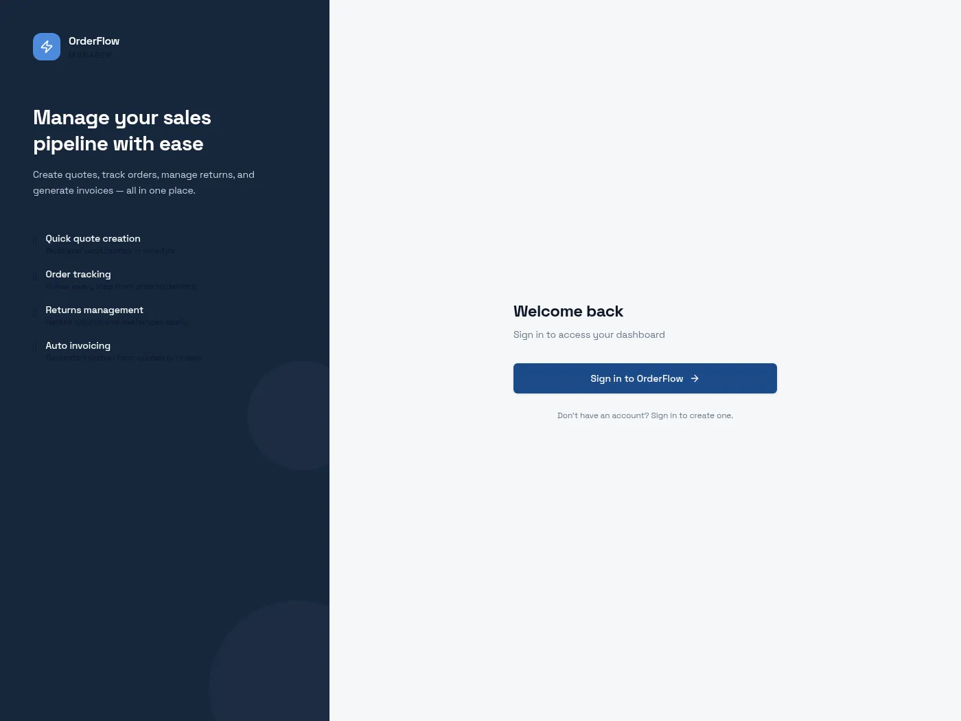 OrderFlow Manager