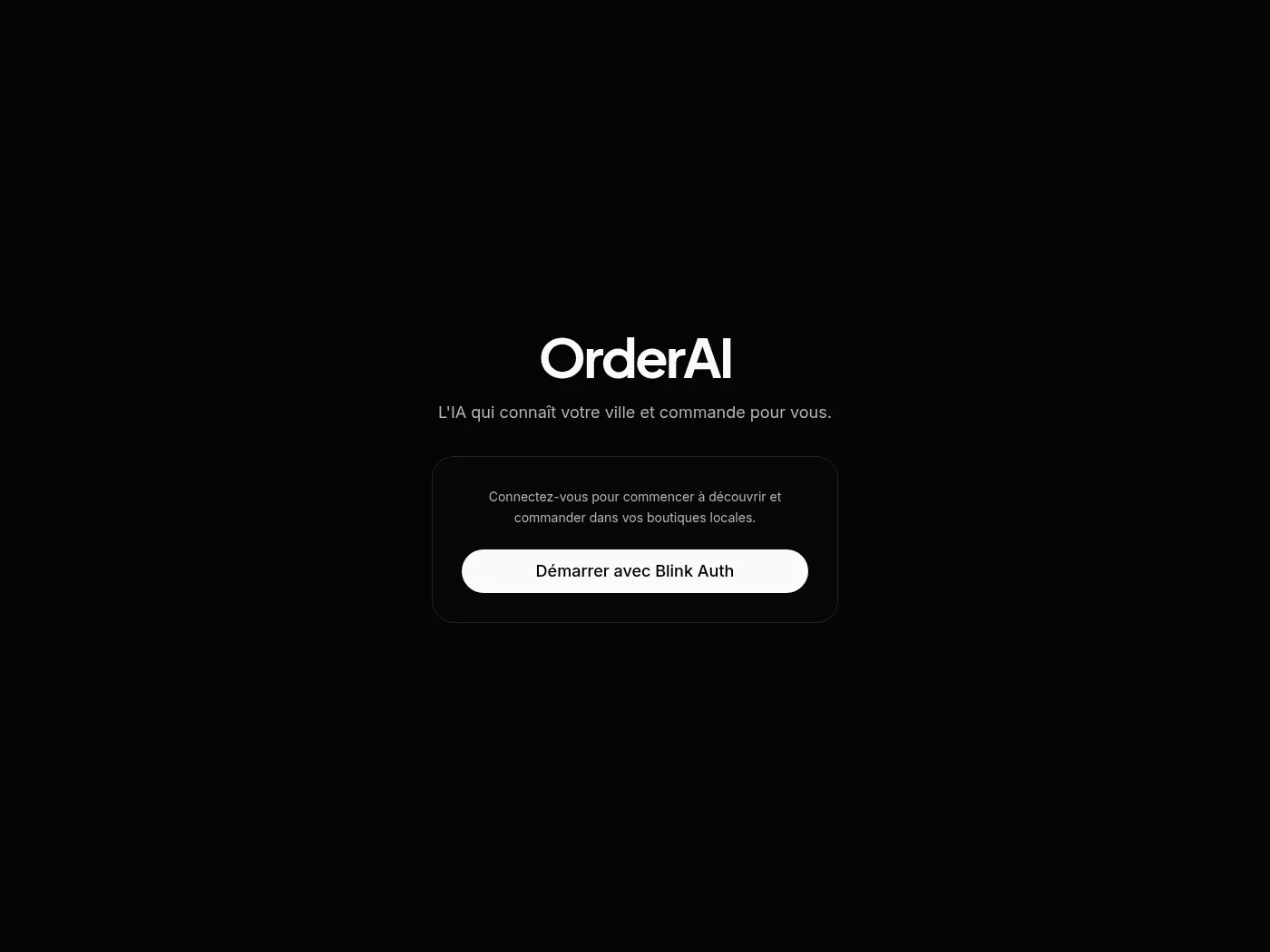 OrderAI Platform