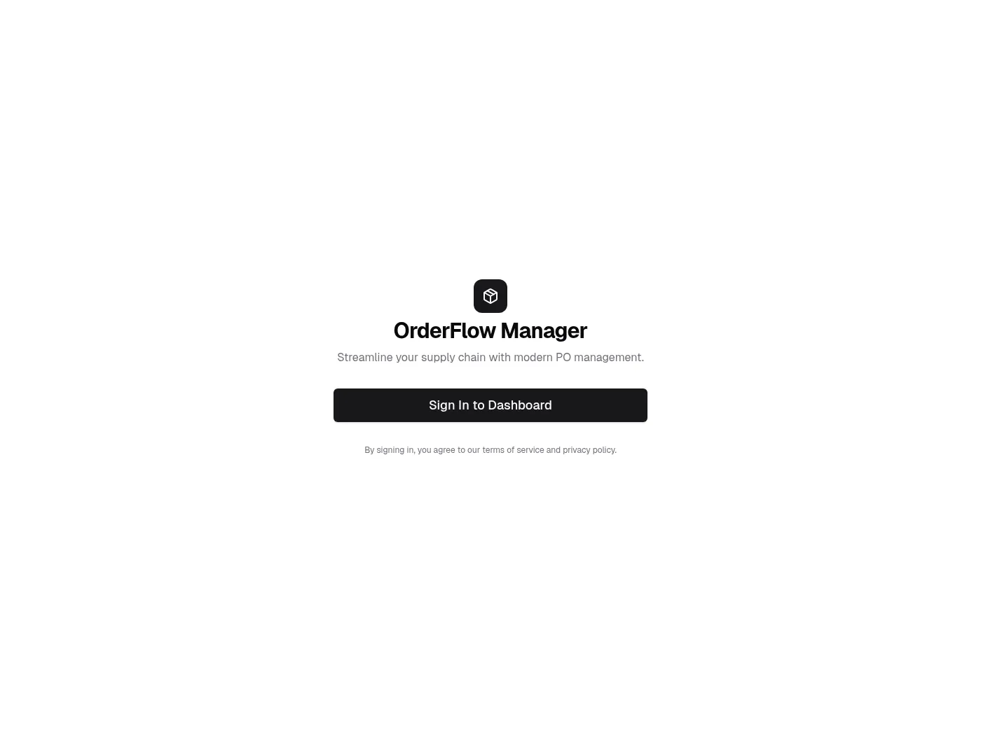 OrderFlow Manager