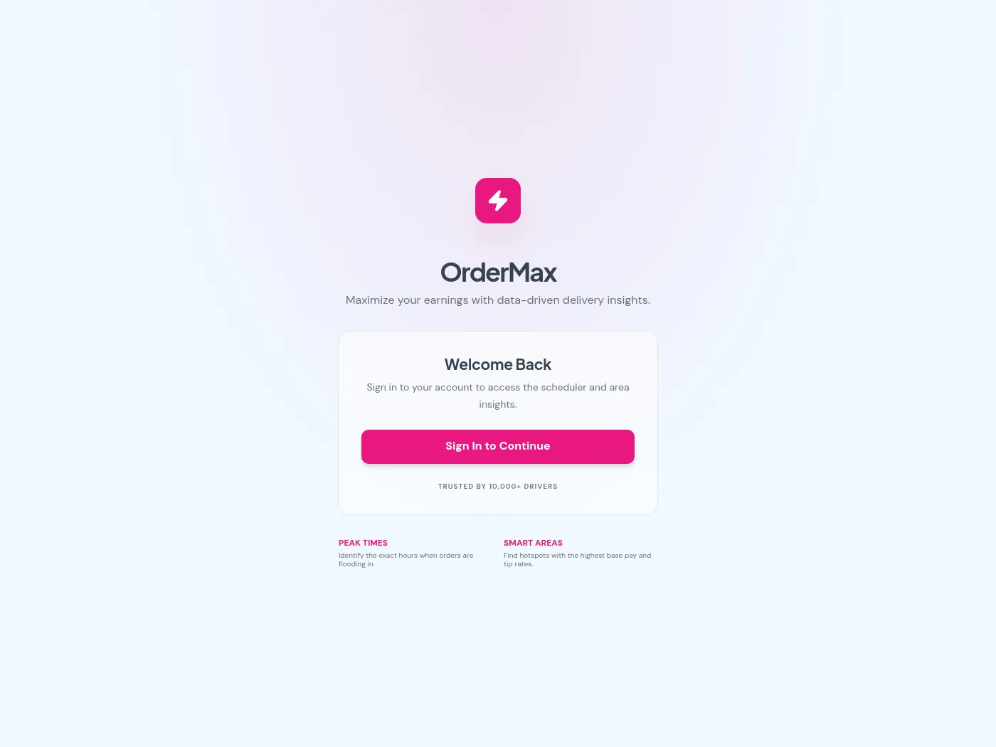 OrderMax Scheduler