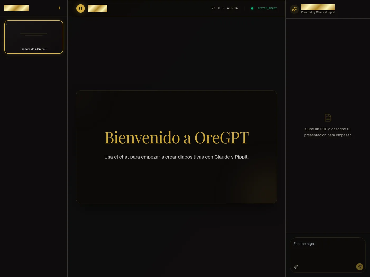 OreGPT Presentation Builder