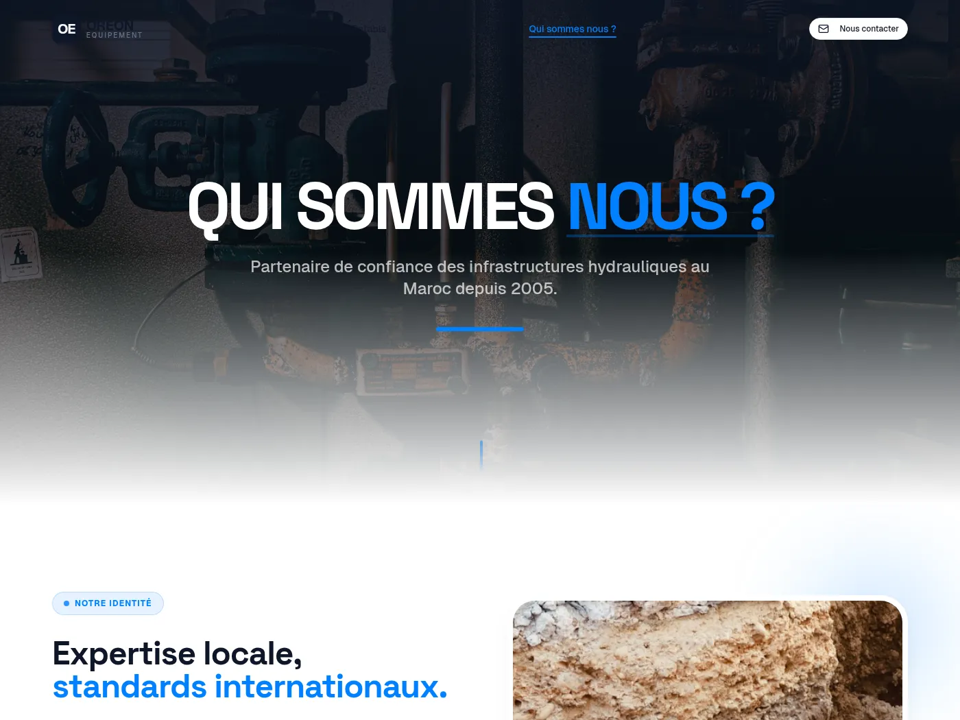 Oreon Equipment About Page