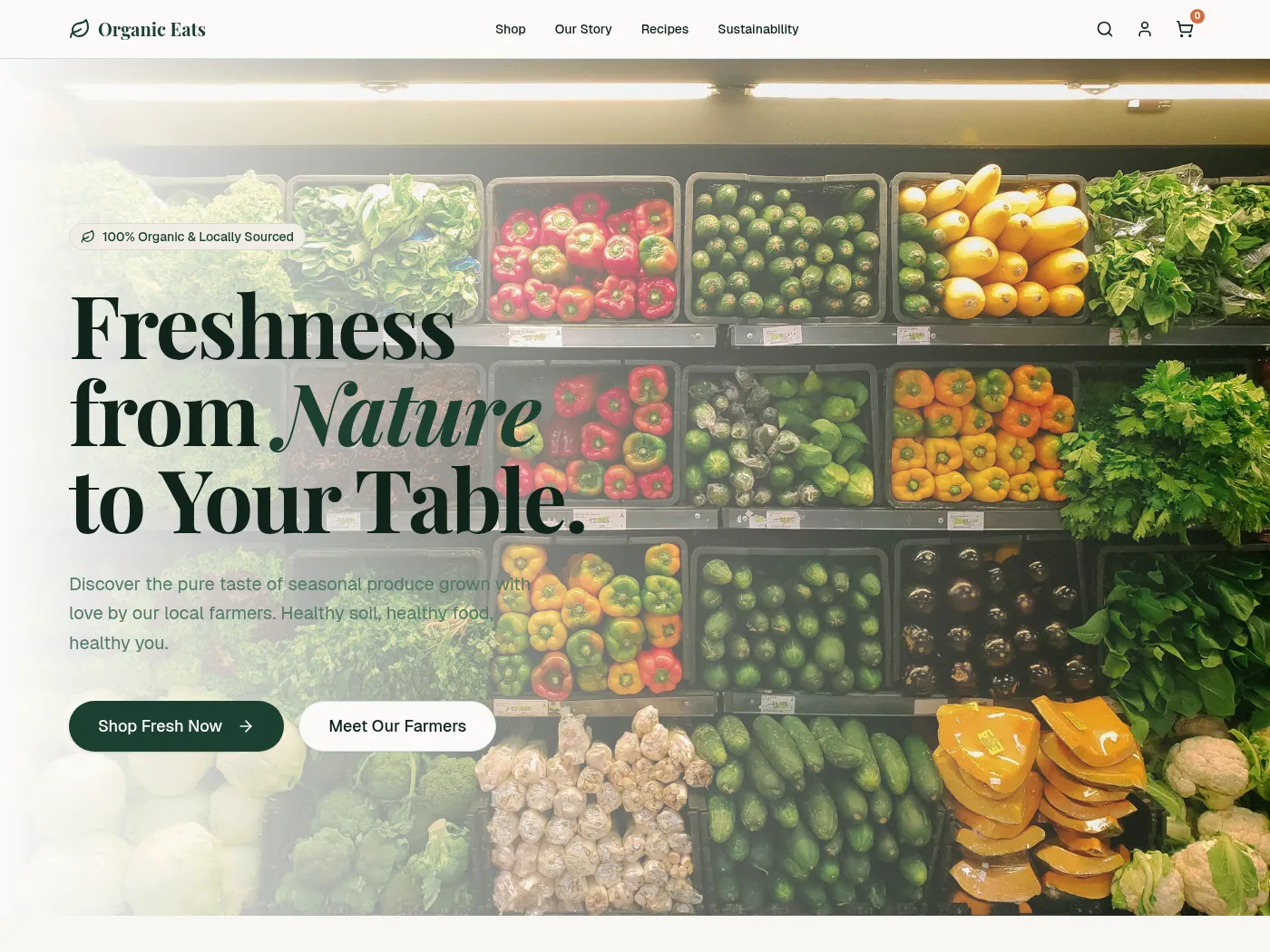 Organic Eats Site