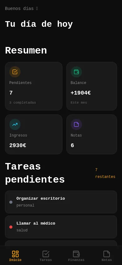 Organízate App