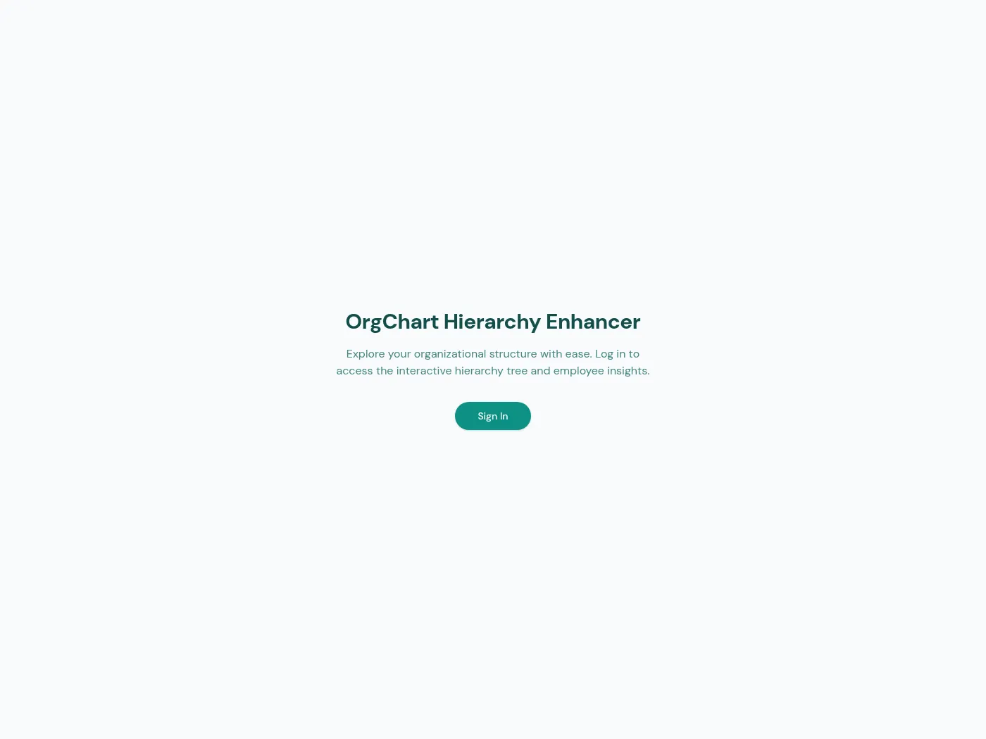 OrgChart Hierarchy Enhancer