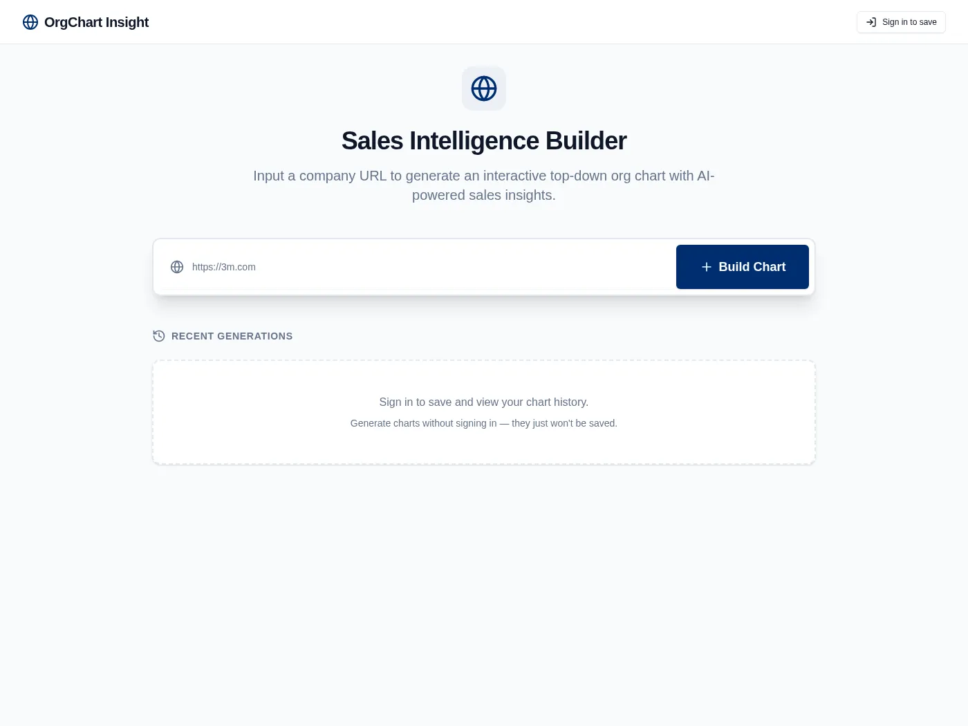 OrgChart Insight Builder