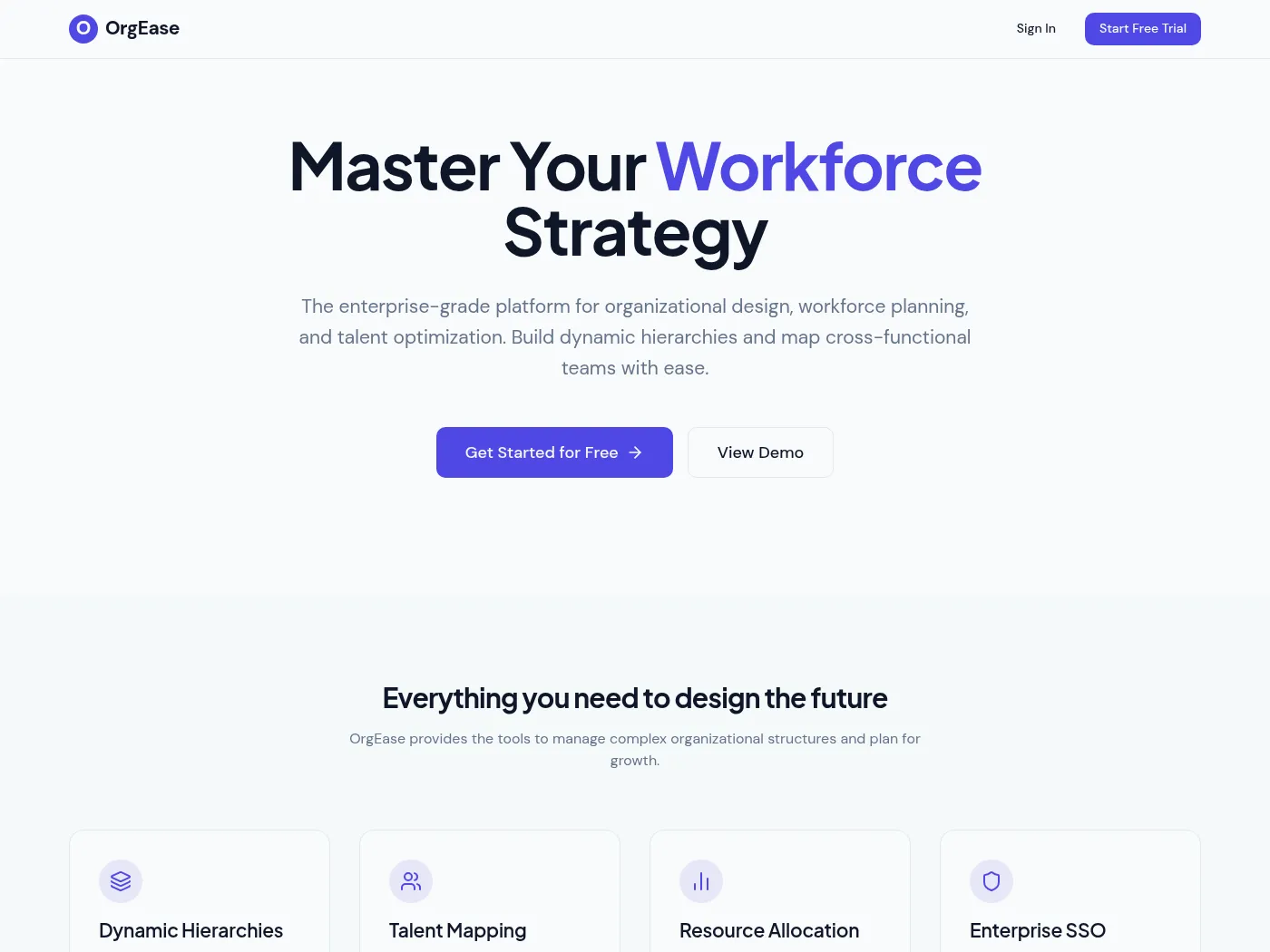 OrgEase Workforce Platform