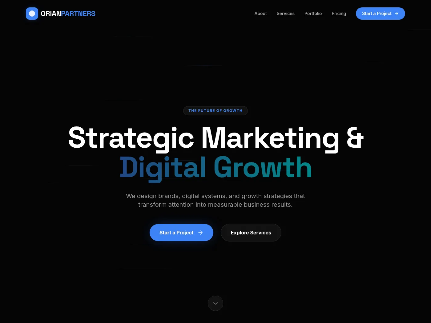 Orian Partners Studio Site
