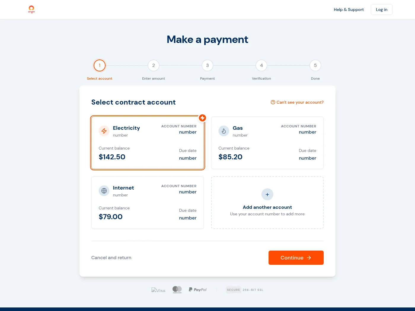 Origin Pay Account Clone