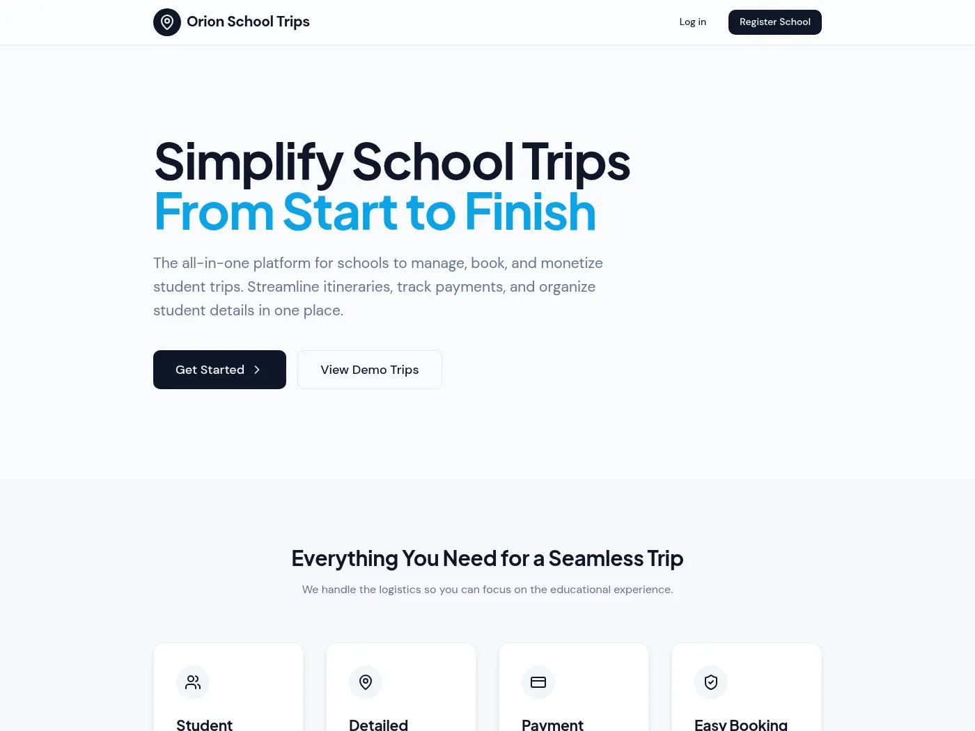 Orion School Trips